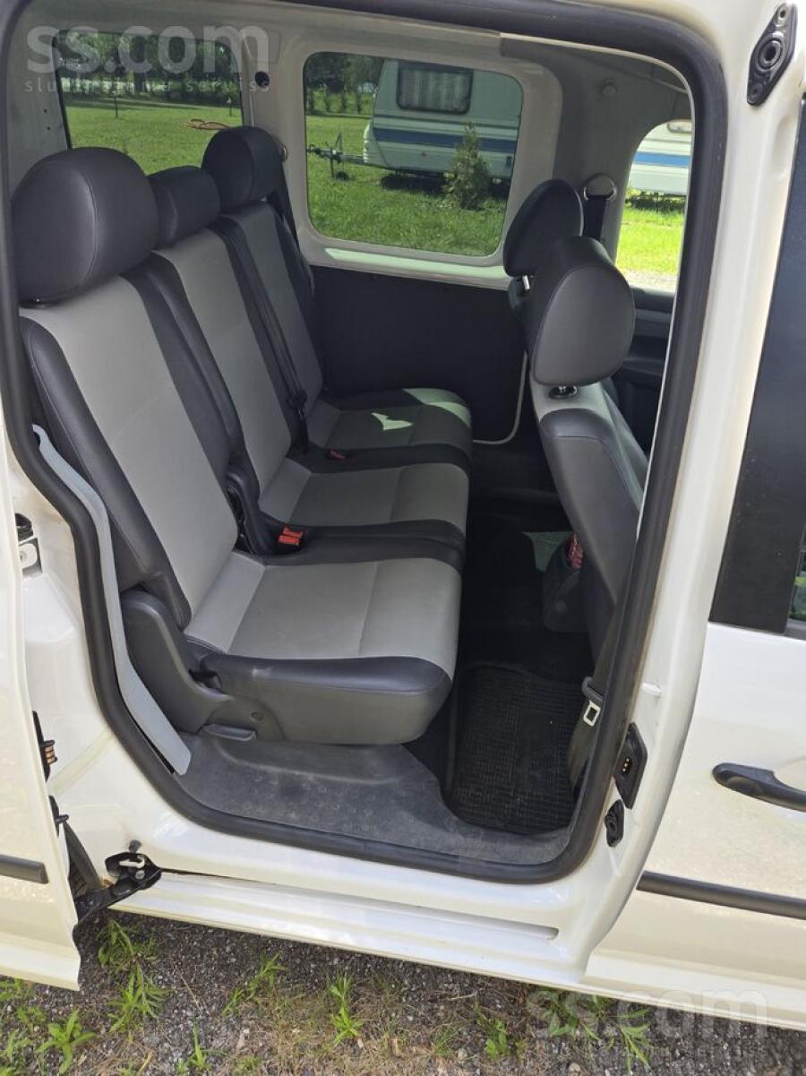 Balts Volkswagen Caddy 2013 Rīga, ar dzinēja tilpumu 1.60 L un nobraukumu 210 tūkst. km par 5500 €, foto 6 vietnē AUTOMOTO.COM.LV