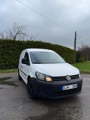 White Volkswagen Caddy 2013 in Riga, with an engine capacity of 1.60 L and mileage of 280 thousand km for 3600 €, photo  on AUTOMOTO.COM.LV