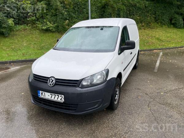 White Volkswagen Caddy 2015 in Ogre, with an engine capacity of 1.60 L and mileage of 345 thousand km for 7350 €, photo 3 on AUTOMOTO.COM.LV