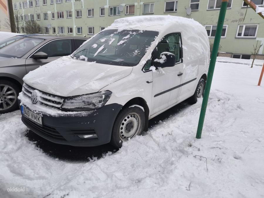White Volkswagen Caddy 2016 in Narva, with an engine capacity of 0.00 L and mileage of 351 thousand km for 6900 €, photo 8 on AUTOMOTO.COM.LV