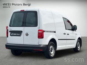 White Volkswagen Caddy 2019 in Riga, with an engine capacity of 2.00 L and mileage of 210 thousand km for 8990 €, photo 3 on AUTOMOTO.COM.LV