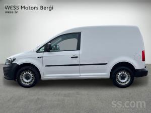 White Volkswagen Caddy 2019 in Riga, with an engine capacity of 2.00 L and mileage of 210 thousand km for 8990 €, photo 4 on AUTOMOTO.COM.LV