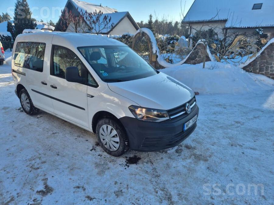 Balts Volkswagen Caddy 2020 Jelgava, ar dzinēja tilpumu 2.00 L un nobraukumu 55 tūkst. km par 13490 €, foto 4 vietnē AUTOMOTO.COM.LV