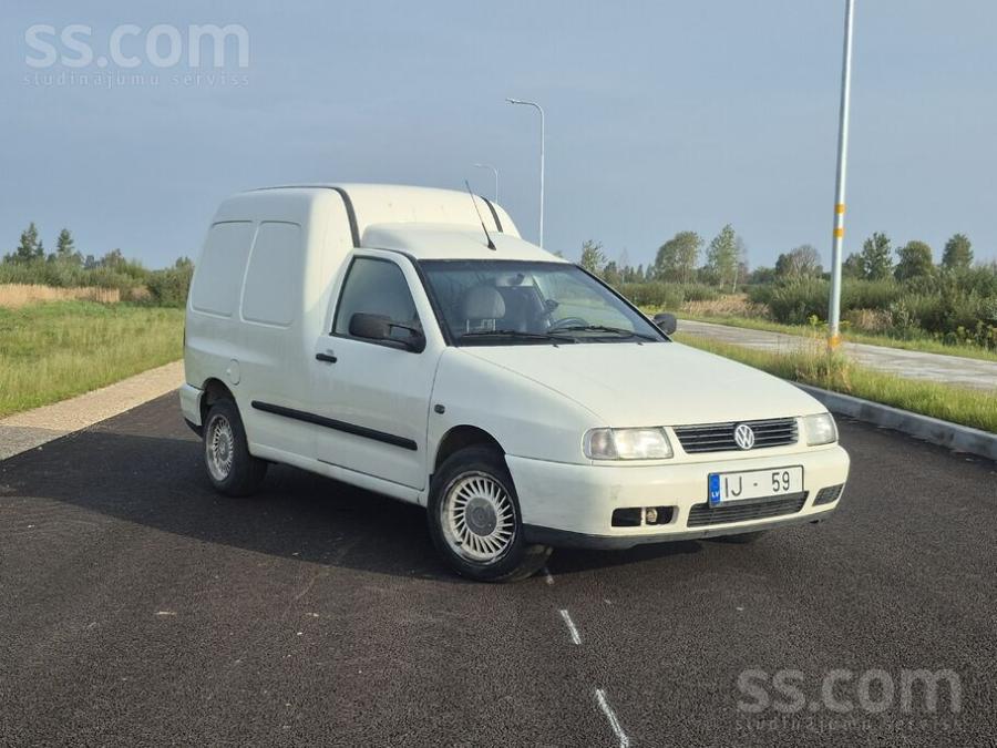 Balts Volkswagen Caddy 2002 Jelgava, ar dzinēja tilpumu 1.90 L un nobraukumu 67 tūkst. km par 1400 €, foto 1 vietnē AUTOMOTO.COM.LV