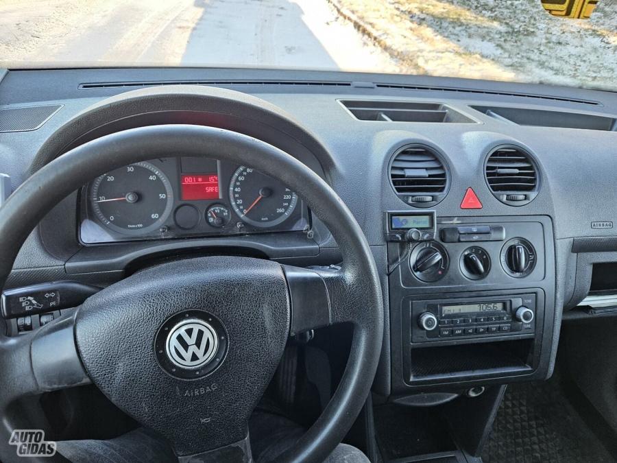 White Volkswagen Caddy 2005 in Kaisiadorys, with an engine capacity of 1.90 L and mileage of 320 thousand km for 1850 €, photo 5 on AUTOMOTO.COM.LV