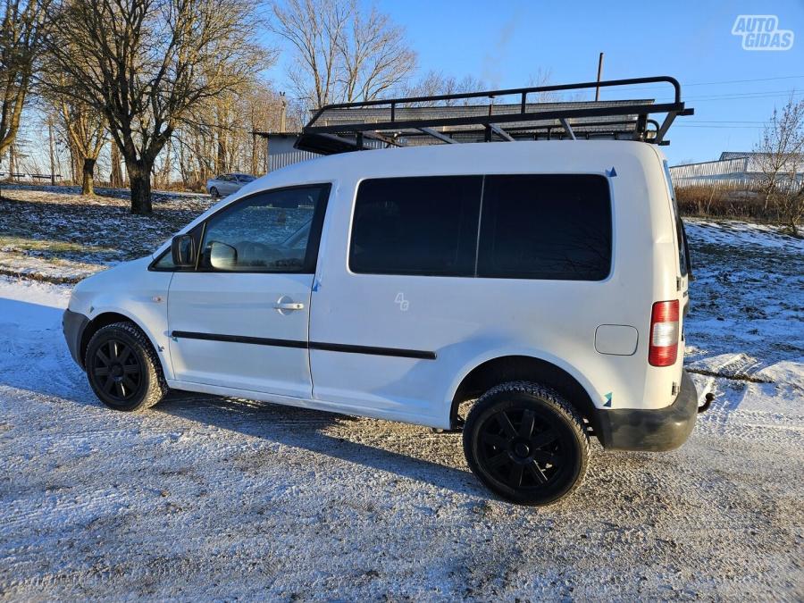 White Volkswagen Caddy 2005 in Kaisiadorys, with an engine capacity of 1.90 L and mileage of 320 thousand km for 1850 €, photo 7 on AUTOMOTO.COM.LV