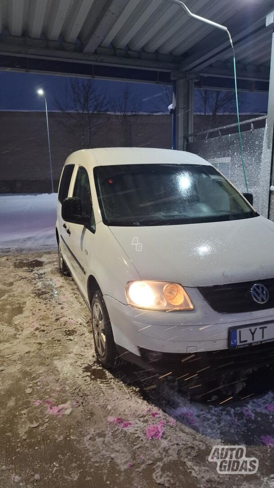 White Volkswagen Caddy 2005 in Silute, with an engine capacity of 1.90 L and mileage of 398 thousand km for 2000 €, photo 2 on AUTOMOTO.COM.LV
