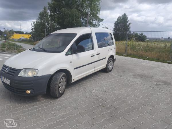 Balts Volkswagen Caddy 2005 Viļņa, ar dzinēja tilpumu 1.90 L un nobraukumu 316 tūkst. km par 1850 €, foto 1 vietnē AUTOMOTO.COM.LV