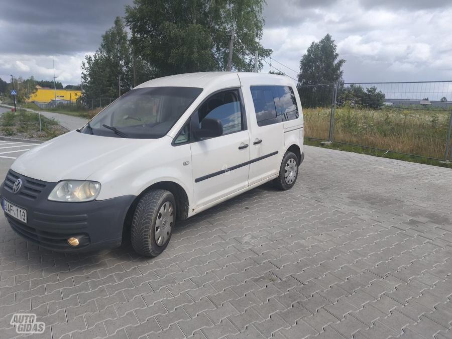 Balts Volkswagen Caddy 2005 Viļņa, ar dzinēja tilpumu 1.90 L un nobraukumu 316 tūkst. km par 1850 €, foto 1 vietnē AUTOMOTO.COM.LV