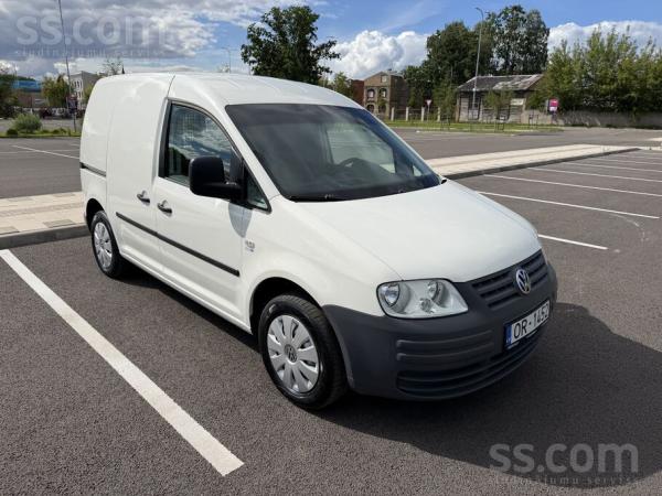 Белый Фольксваген Кадди 2005 в Елгава, объемом двигателя 2.00 л и пробегом 293 тыс. км за 3700 €, фото 1 на AUTOMOTO.COM.LV