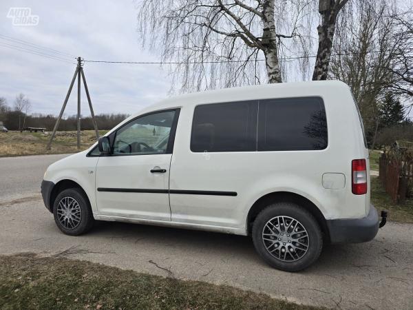 White Volkswagen Caddy 2006 in Plunge, with an engine capacity of 1.90 L and mileage of 385 thousand km for 2200 €, photo 2 on AUTOMOTO.COM.LV