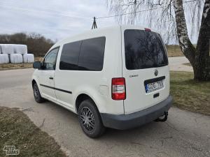 White Volkswagen Caddy 2006 in Plunge, with an engine capacity of 1.90 L and mileage of 385 thousand km for 2200 €, photo 3 on AUTOMOTO.COM.LV