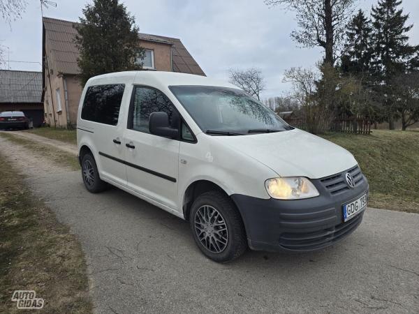 White Volkswagen Caddy 2006 in Plunge, with an engine capacity of 1.90 L and mileage of 385 thousand km for 2200 €, photo 6 on AUTOMOTO.COM.LV