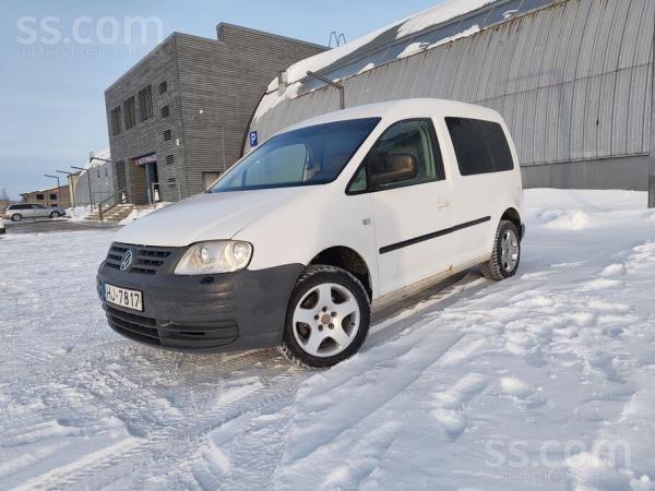 White Volkswagen Caddy 2006 in Bauska, with an engine capacity of 1.90 L and mileage of 508 thousand km for 2600 €, photo 4 on AUTOMOTO.COM.LV
