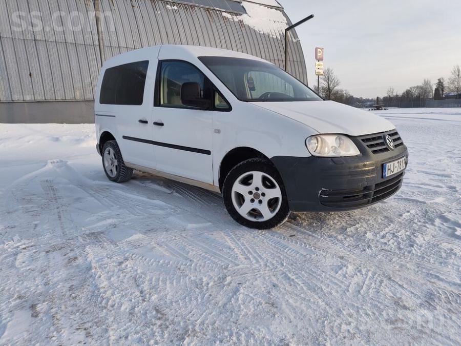 Balts Volkswagen Caddy 2006 Bauska, ar dzinēja tilpumu 1.90 L un nobraukumu 508 tūkst. km par 2600 €, foto 6 vietnē AUTOMOTO.COM.LV