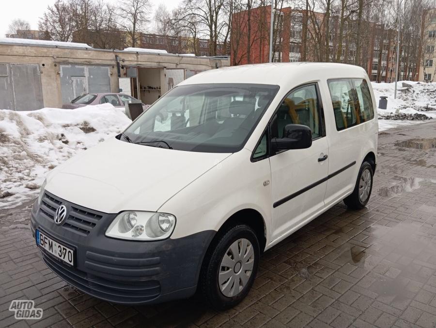 White Volkswagen Caddy 2006 in Panevezys, with an engine capacity of 2.00 L and mileage of 348 thousand km for 2100 €, photo 6 on AUTOMOTO.COM.LV