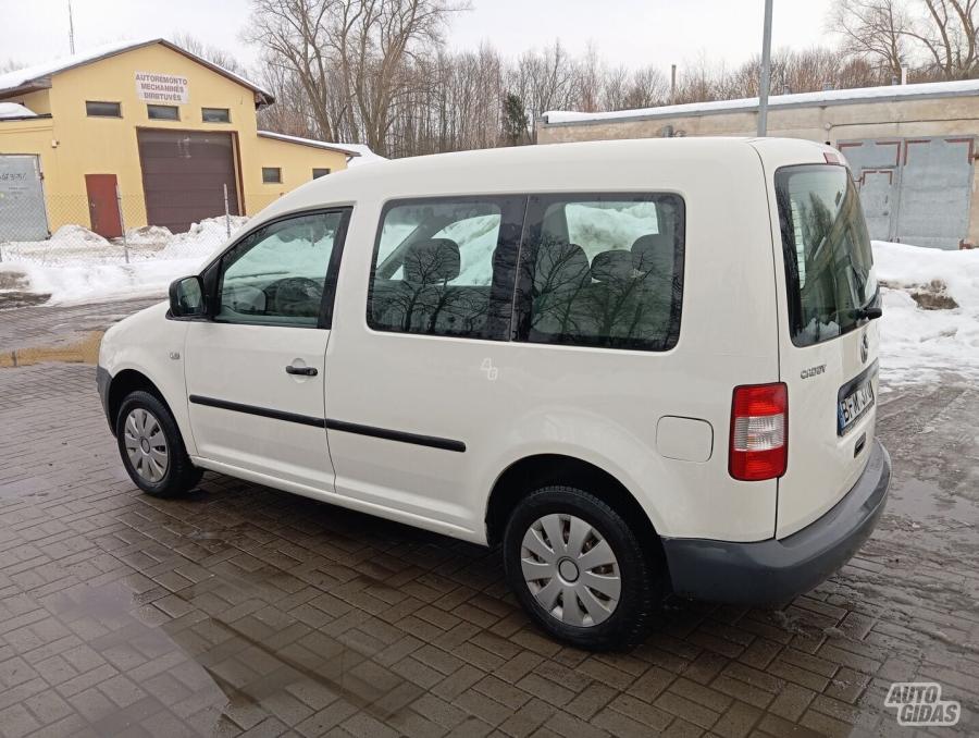 White Volkswagen Caddy 2006 in Panevezys, with an engine capacity of 2.00 L and mileage of 348 thousand km for 2100 €, photo 7 on AUTOMOTO.COM.LV