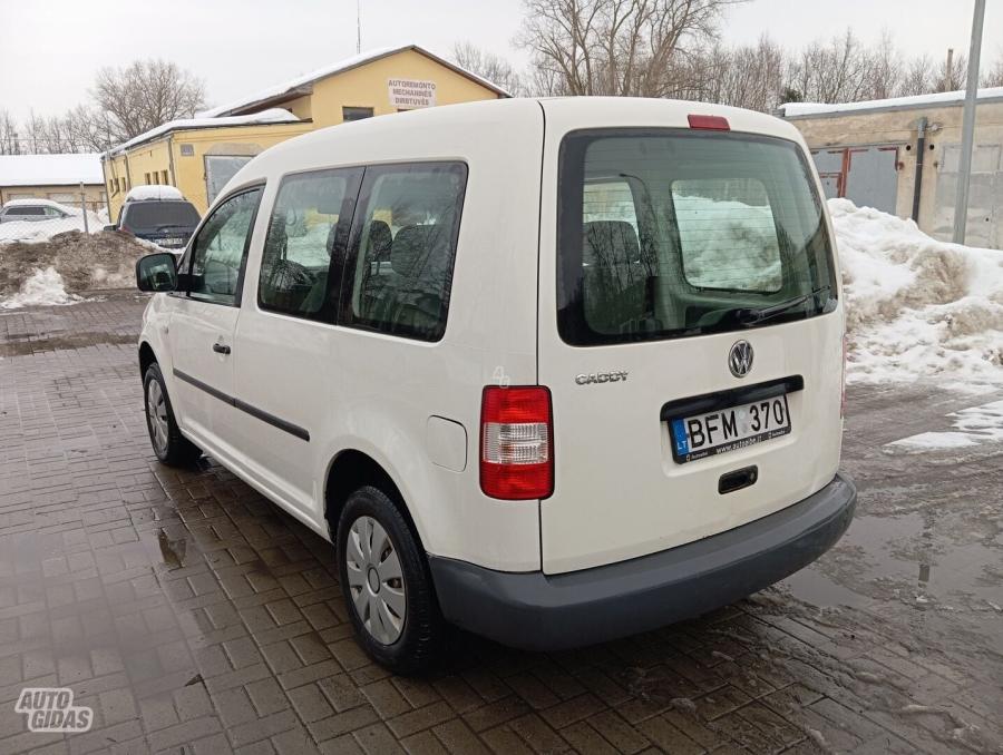 White Volkswagen Caddy 2006 in Panevezys, with an engine capacity of 2.00 L and mileage of 348 thousand km for 2100 €, photo 8 on AUTOMOTO.COM.LV