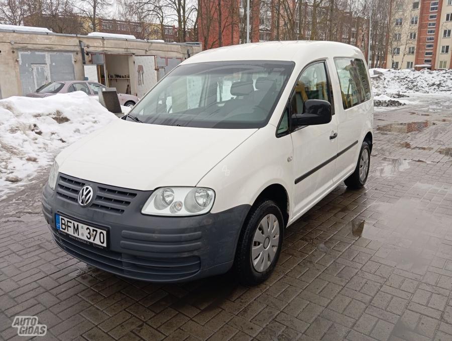 White Volkswagen Caddy 2006 in Panevezys, with an engine capacity of 2.00 L and mileage of 348 thousand km for 2100 €, photo 9 on AUTOMOTO.COM.LV