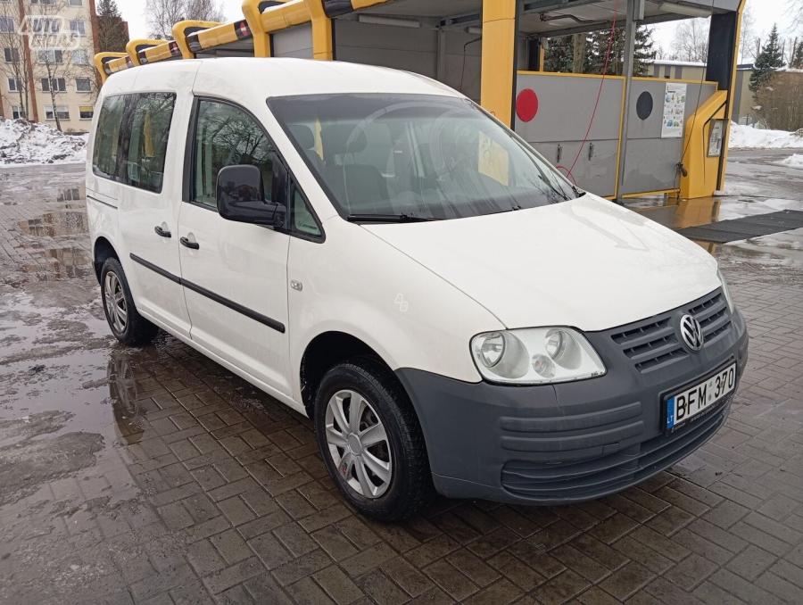 White Volkswagen Caddy 2006 in Panevezys, with an engine capacity of 2.00 L and mileage of 348 thousand km for 2100 €, photo 10 on AUTOMOTO.COM.LV