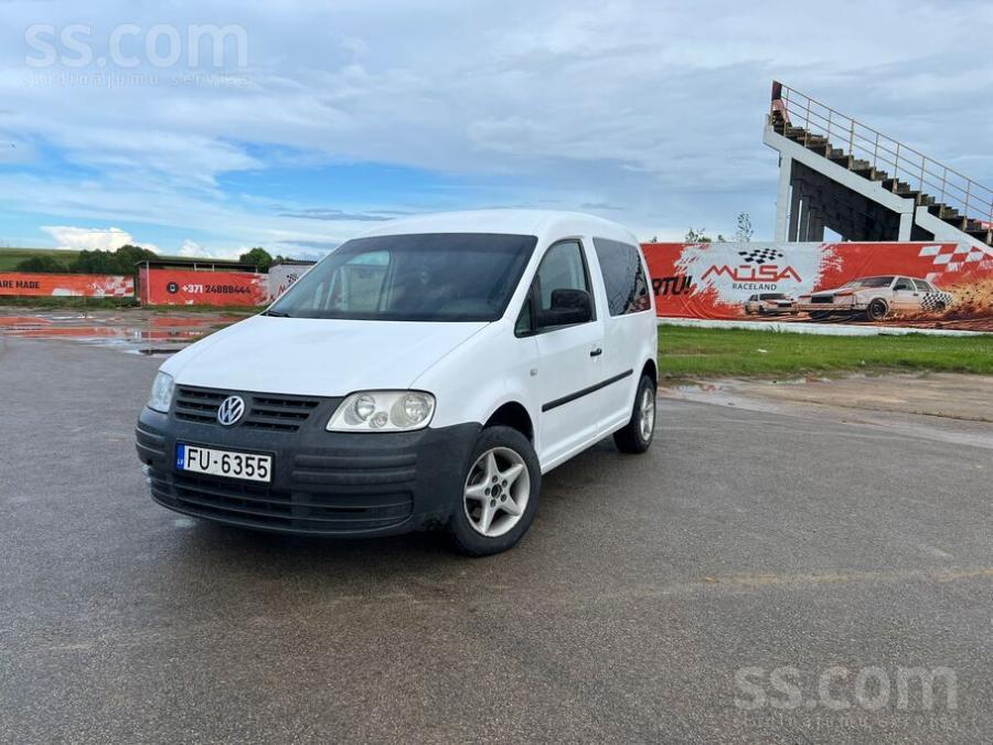 Balts Volkswagen Caddy 2006 Rīga, ar dzinēja tilpumu 1.90 L un nobraukumu 423 tūkst. km par 2300 €, foto 3 vietnē AUTOMOTO.COM.LV