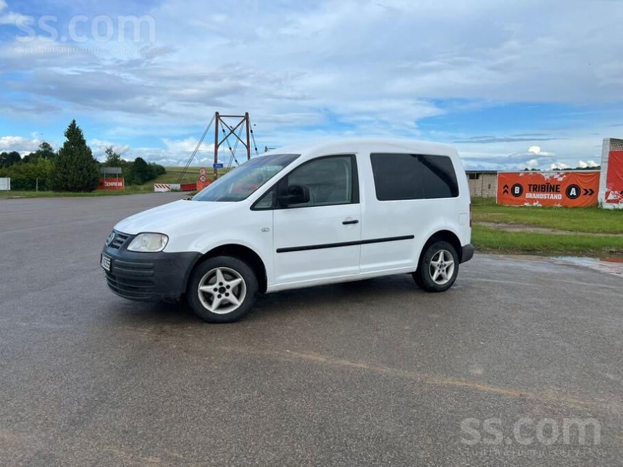 Balts Volkswagen Caddy 2006 Rīga, ar dzinēja tilpumu 1.90 L un nobraukumu 423 tūkst. km par 2300 €, foto 4 vietnē AUTOMOTO.COM.LV