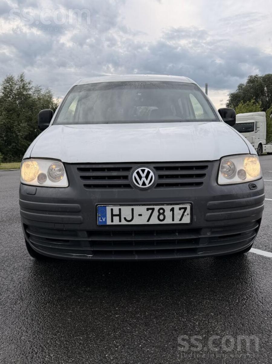 White Volkswagen Caddy 2006 in Bauska, with an engine capacity of 1.90 L and mileage of 0 thousand km for 2000 €, photo 1 on AUTOMOTO.COM.LV