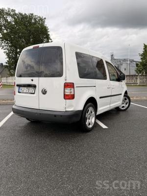 White Volkswagen Caddy 2006 in Bauska, with an engine capacity of 1.90 L and mileage of 0 thousand km for 2000 €, photo 5 on AUTOMOTO.COM.LV