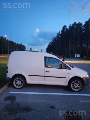 White Volkswagen Caddy 2006 in Riga, with an engine capacity of 1.90 L and mileage of 337 thousand km for 2000 €, photo 5 on AUTOMOTO.COM.LV