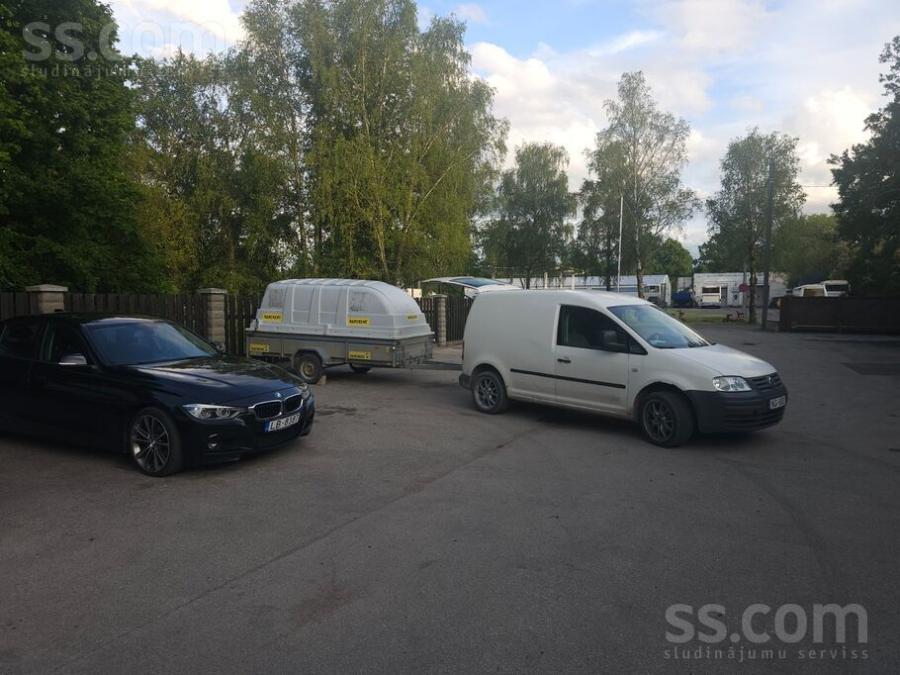 White Volkswagen Caddy 2006 in Riga, with an engine capacity of 1.90 L and mileage of 337 thousand km for 2000 €, photo 9 on AUTOMOTO.COM.LV