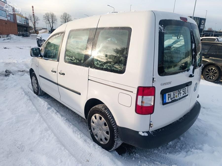White Volkswagen Caddy 2007 in Klaipeda, with an engine capacity of 1.90 L and mileage of 265 thousand km for 3150 €, photo 3 on AUTOMOTO.COM.LV