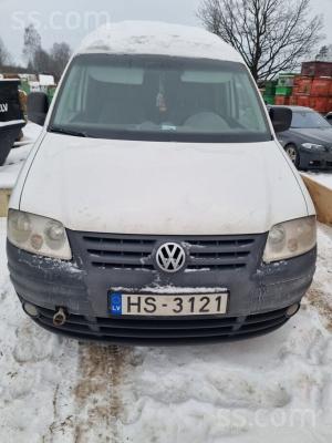 White Volkswagen Caddy 2007 in Riga, with an engine capacity of 1.90 L and mileage of 554 thousand km for 1950 €, photo  on AUTOMOTO.COM.LV
