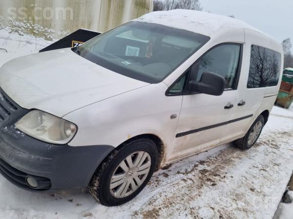 Balts Volkswagen Caddy 2007 Rīga, ar dzinēja tilpumu 1.90 L un nobraukumu 554 tūkst. km par 1950 €, foto 2 vietnē AUTOMOTO.COM.LV
