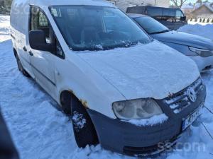 White Volkswagen Caddy 2007 in Kuldiga, with an engine capacity of 2.00 L and mileage of 0 thousand km for 1000 €, photo  on AUTOMOTO.COM.LV