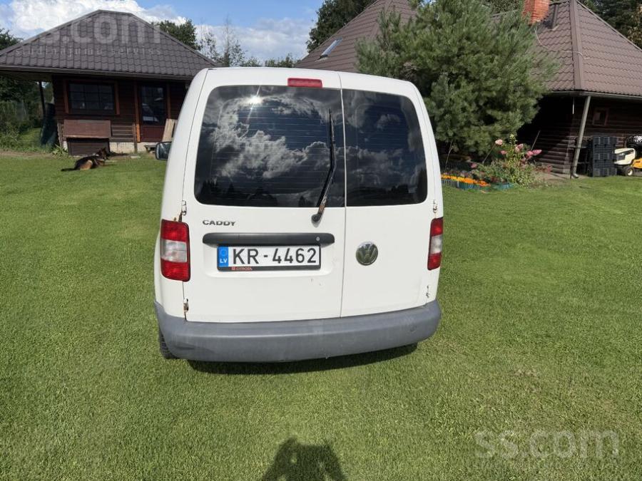 Balts Volkswagen Caddy 2007 Rīga, ar dzinēja tilpumu 1.90 L un nobraukumu 467 tūkst. km par 2550 €, foto 3 vietnē AUTOMOTO.COM.LV