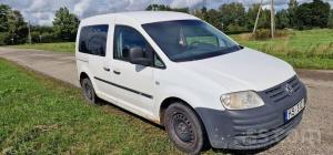 White Volkswagen Caddy 2007 in Riga, with an engine capacity of 1.90 L and mileage of 554 thousand km for 1250 €, photo 3 on AUTOMOTO.COM.LV
