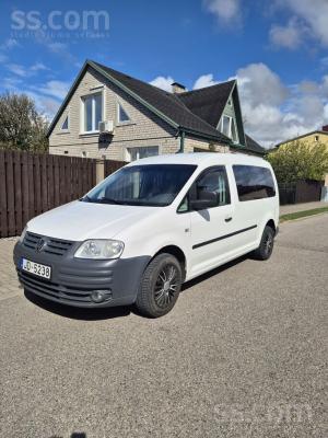 Balts Volkswagen Caddy 2008 Liepāja, ar dzinēja tilpumu 1.90 L un nobraukumu 304 tūkst. km par 12500 €, foto 1 vietnē AUTOMOTO.COM.LV