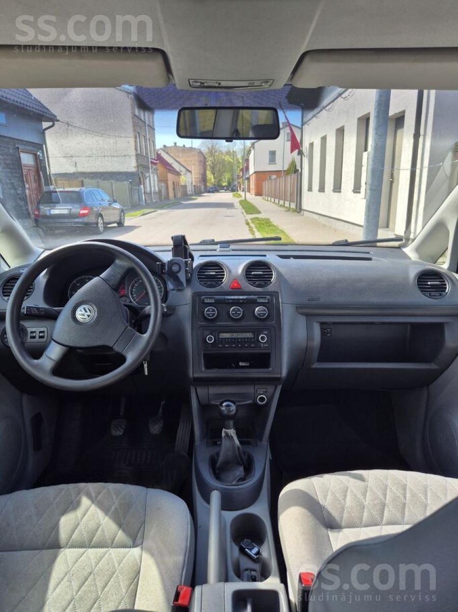 Balts Volkswagen Caddy 2008 Liepāja, ar dzinēja tilpumu 1.90 L un nobraukumu 304 tūkst. km par 12500 €, foto 9 vietnē AUTOMOTO.COM.LV