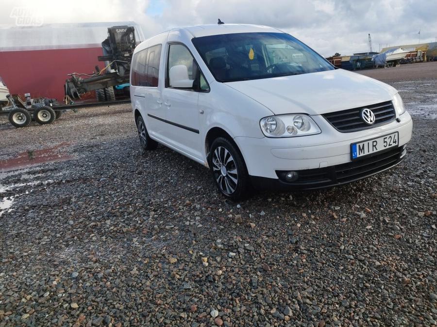 Balts Volkswagen Caddy 2008 Panevēža, ar dzinēja tilpumu 1.90 L un nobraukumu 320 tūkst. km par 4100 €, foto 3 vietnē AUTOMOTO.COM.LV