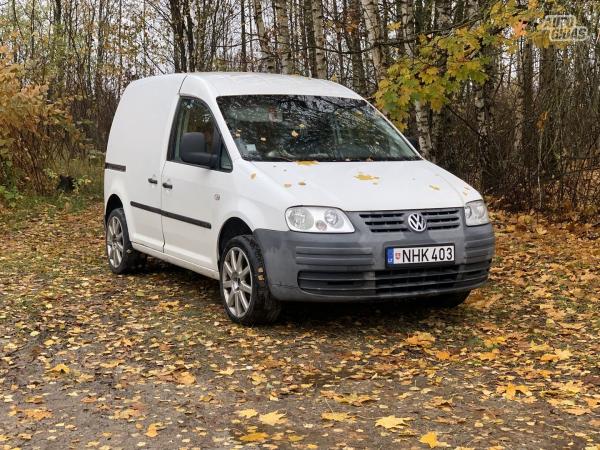 Balts Volkswagen Caddy 2008 Viļņa, ar dzinēja tilpumu 2.00 L un nobraukumu 425 tūkst. km par 1400 €, foto 1 vietnē AUTOMOTO.COM.LV