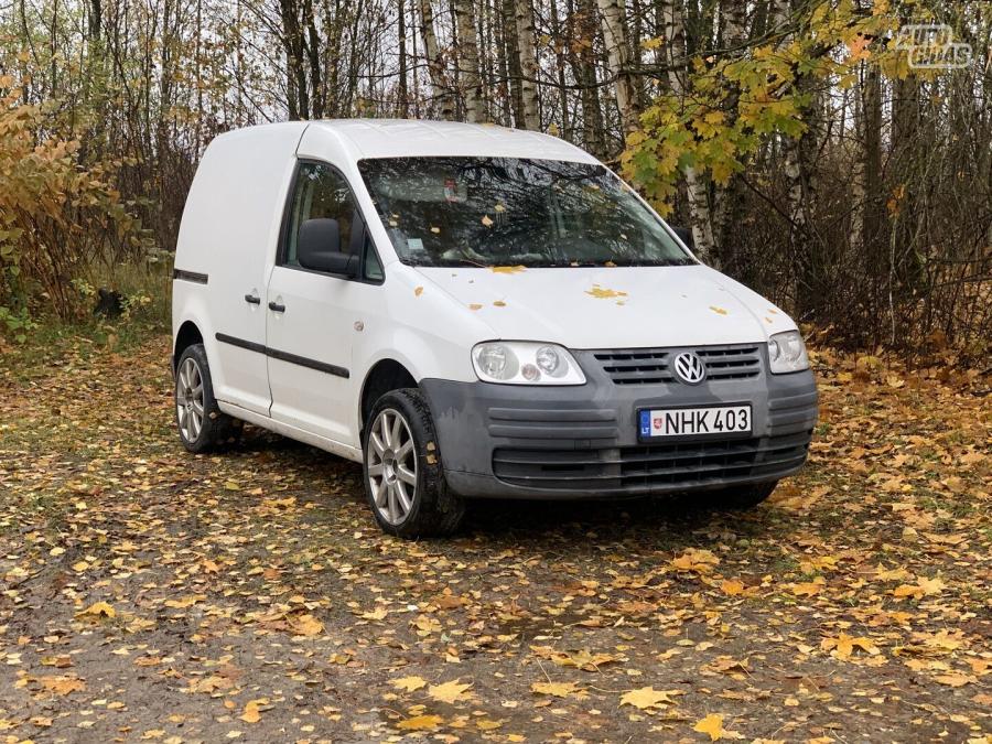 Balts Volkswagen Caddy 2008 Viļņa, ar dzinēja tilpumu 2.00 L un nobraukumu 425 tūkst. km par 1400 €, foto 1 vietnē AUTOMOTO.COM.LV