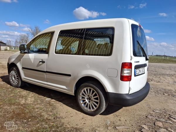 White Volkswagen Caddy 2008 in Joniskis, with an engine capacity of 1.90 L and mileage of 320 thousand km for 2800 €, photo 4 on AUTOMOTO.COM.LV
