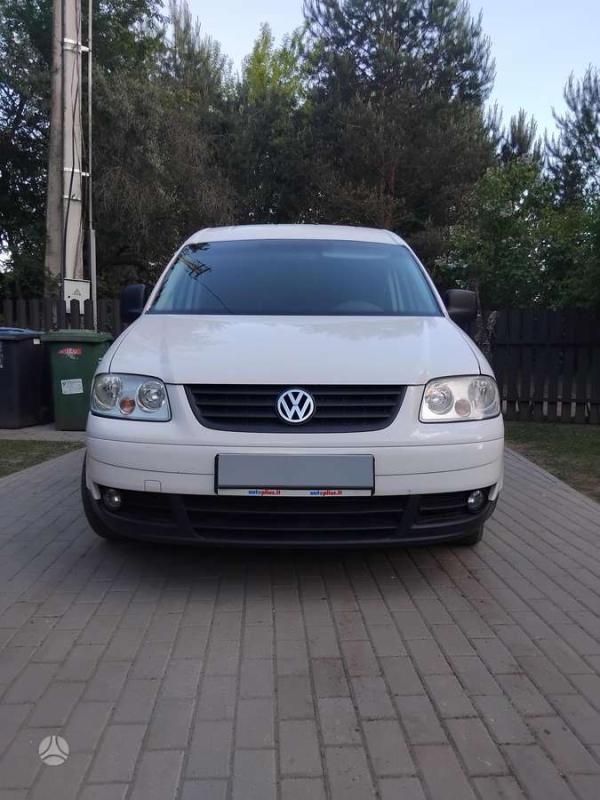 Balts Volkswagen Caddy 2008 Viļņa, ar dzinēja tilpumu 2.00 L un nobraukumu 355 tūkst. km par 3850 €, foto 1 vietnē AUTOMOTO.COM.LV