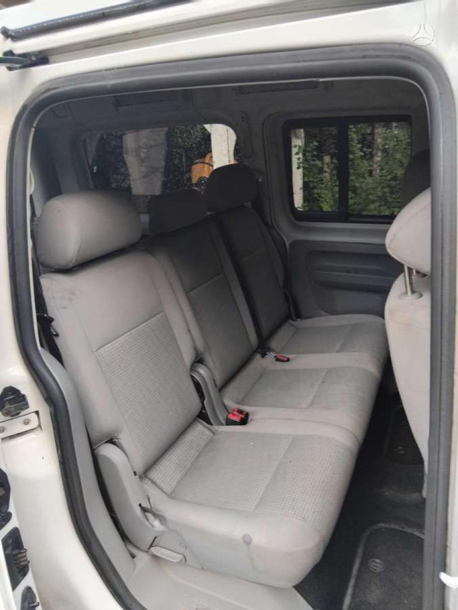 Balts Volkswagen Caddy 2008 Viļņa, ar dzinēja tilpumu 2.00 L un nobraukumu 355 tūkst. km par 3850 €, foto 9 vietnē AUTOMOTO.COM.LV