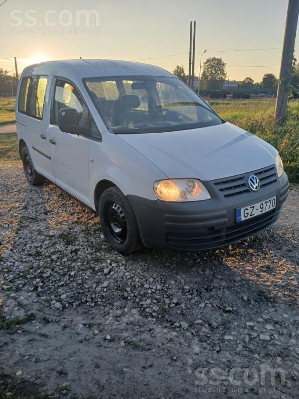 Balts Volkswagen Caddy 2008 Rīga, ar dzinēja tilpumu 1.90 L un nobraukumu 347 tūkst. km par 1550 €, foto 3 vietnē AUTOMOTO.COM.LV