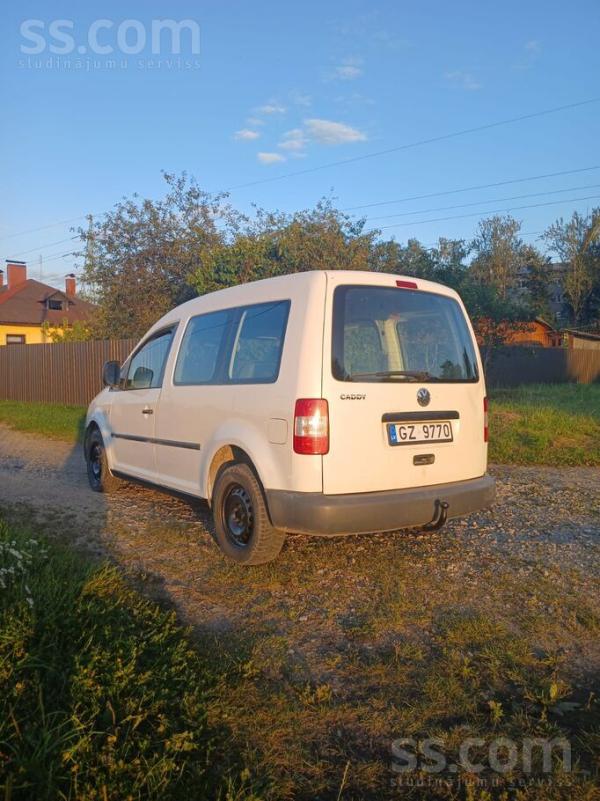 Balts Volkswagen Caddy 2008 Rīga, ar dzinēja tilpumu 1.90 L un nobraukumu 347 tūkst. km par 1550 €, foto 5 vietnē AUTOMOTO.COM.LV