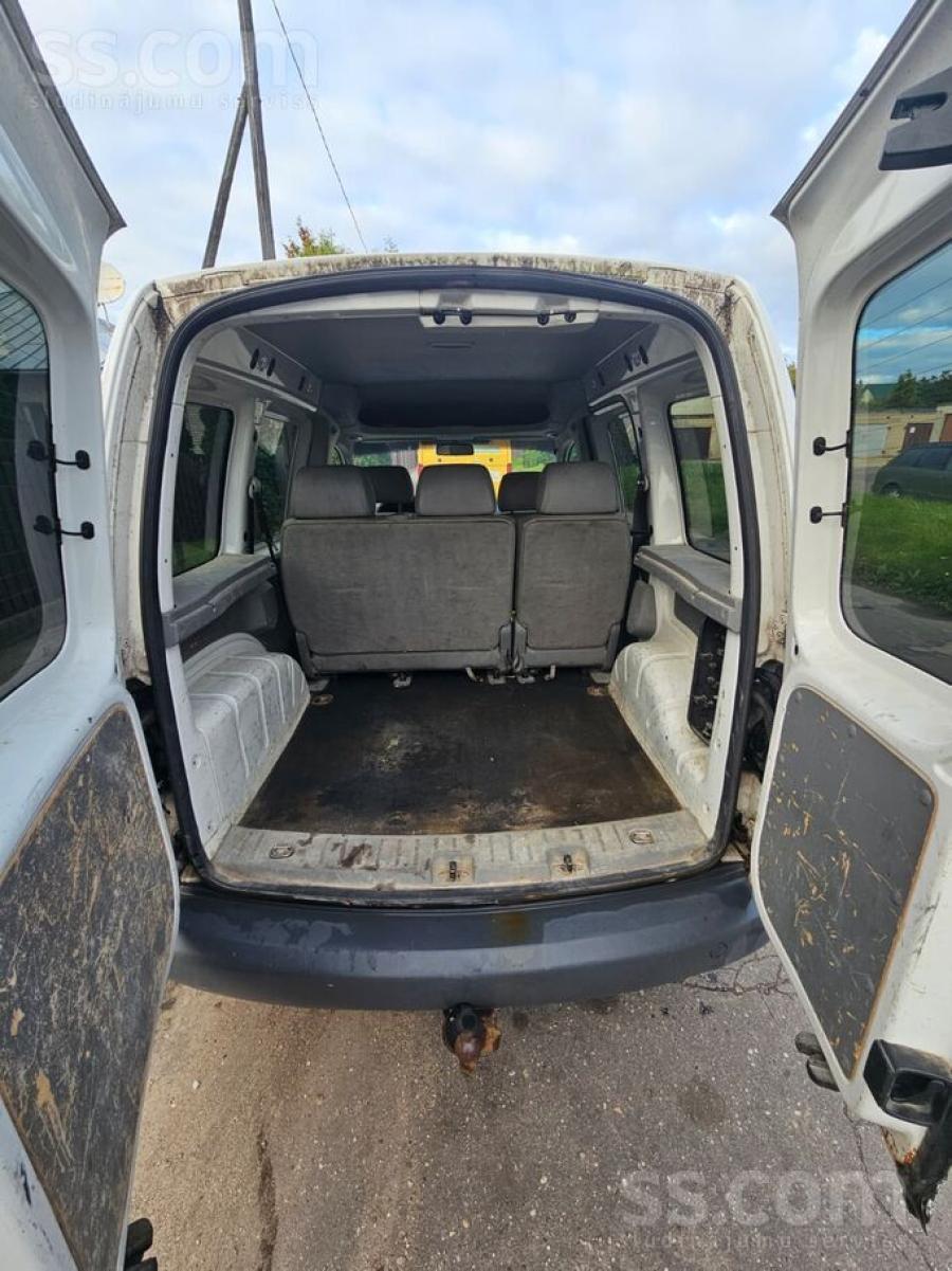 Balts Volkswagen Caddy 2008 Rīga, ar dzinēja tilpumu 1.90 L un nobraukumu 429 tūkst. km par 1750 €, foto 6 vietnē AUTOMOTO.COM.LV