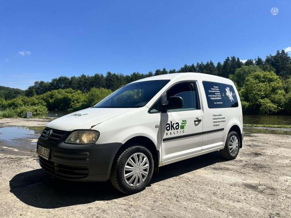 White Volkswagen Caddy 2009 in Vilnius, with an engine capacity of 1.90 L and mileage of 284 thousand km for 2900 €, photo 1 on AUTOMOTO.COM.LV