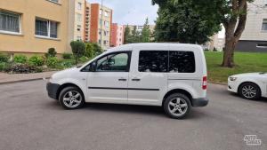 White Volkswagen Caddy 2009 in Vilnius, with an engine capacity of 1.90 L and mileage of 320 thousand km for 3700 €, photo  on AUTOMOTO.COM.LV