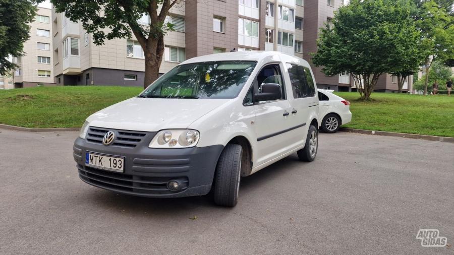 White Volkswagen Caddy 2009 in Vilnius, with an engine capacity of 1.90 L and mileage of 320 thousand km for 3700 €, photo 6 on AUTOMOTO.COM.LV
